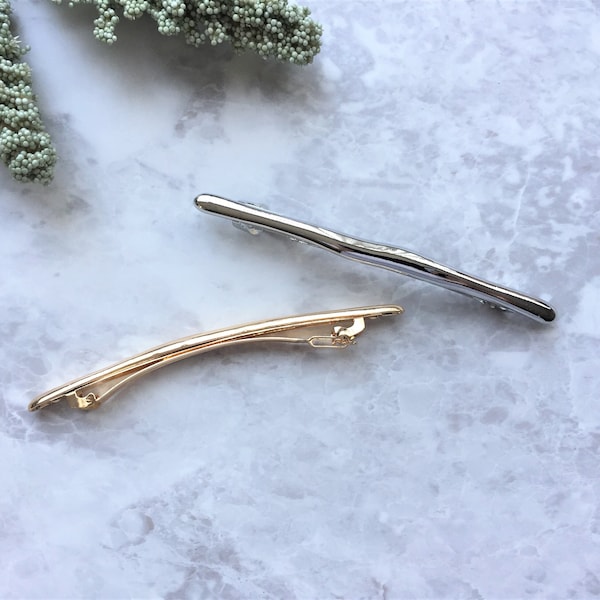 Metal Hair Barrette - Etsy