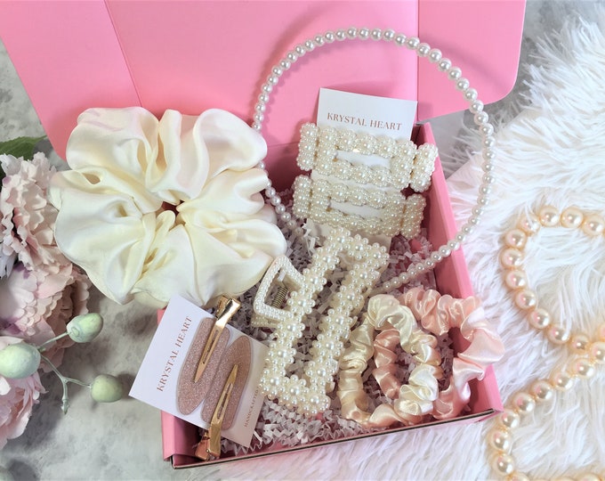 Pearl Hair Accessories Gift Box, Birthday Gift Box, Christmas Gift Box ...