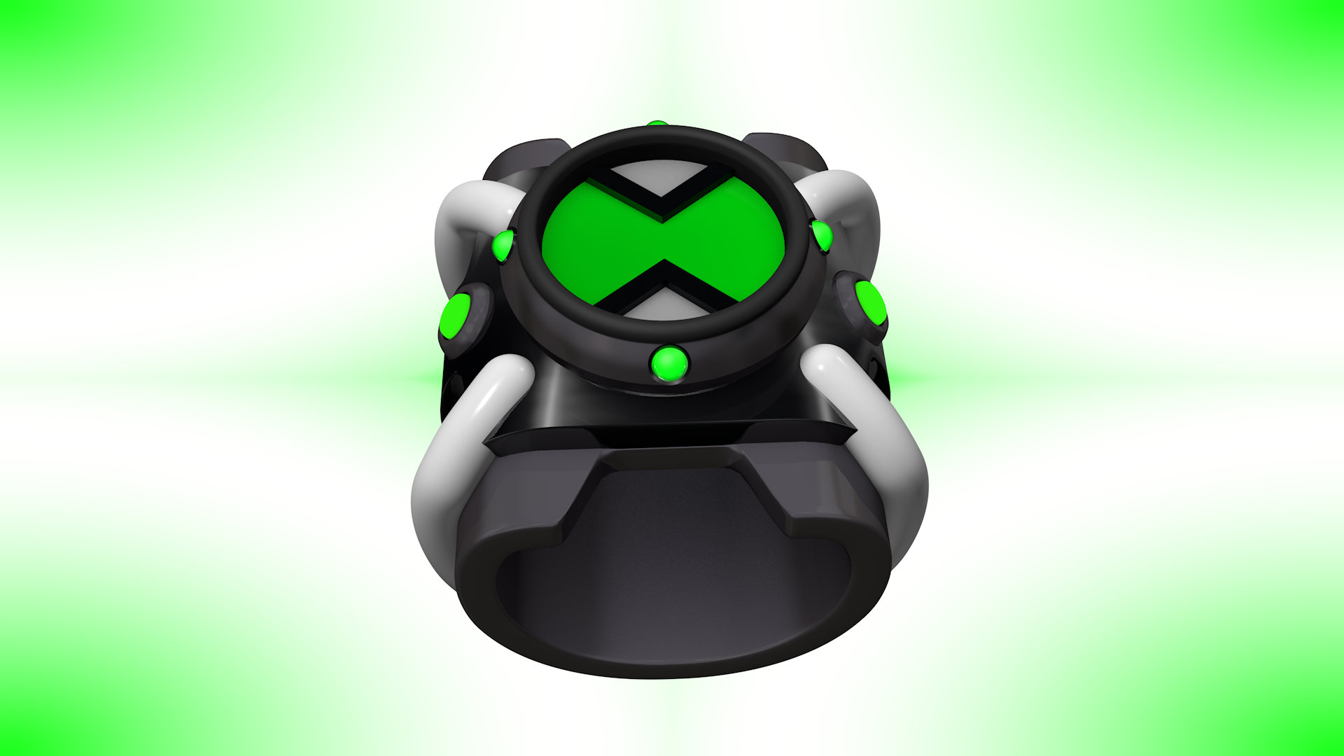 Ben 10 Omnitrix read Description Pop up Omnitrix dual Action Button 3d ...