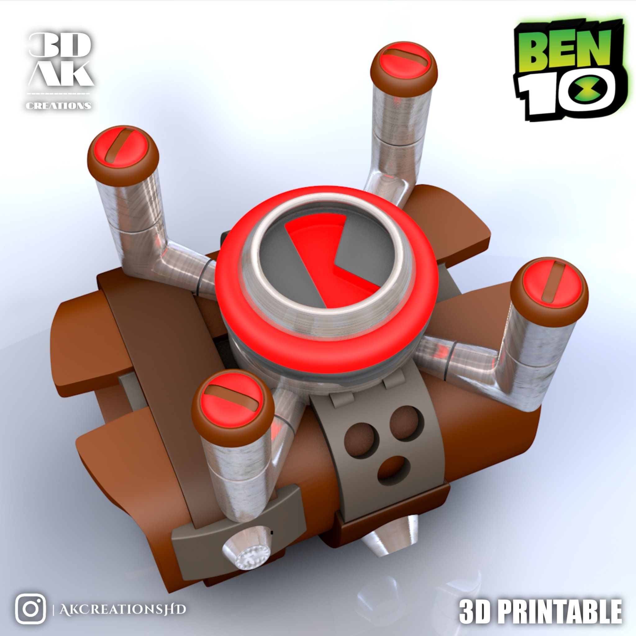 Ben 10 Omnitrix Red