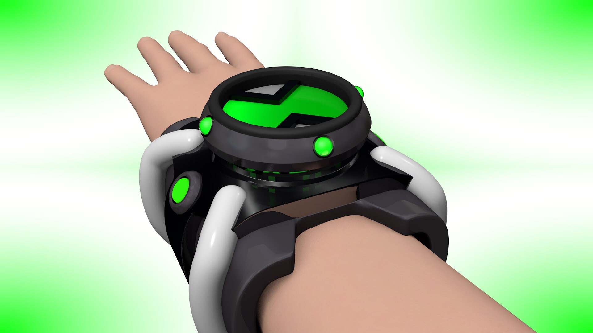 Ben 10 Omnitrix read Description Pop up Omnitrix dual Action Button 3d ...