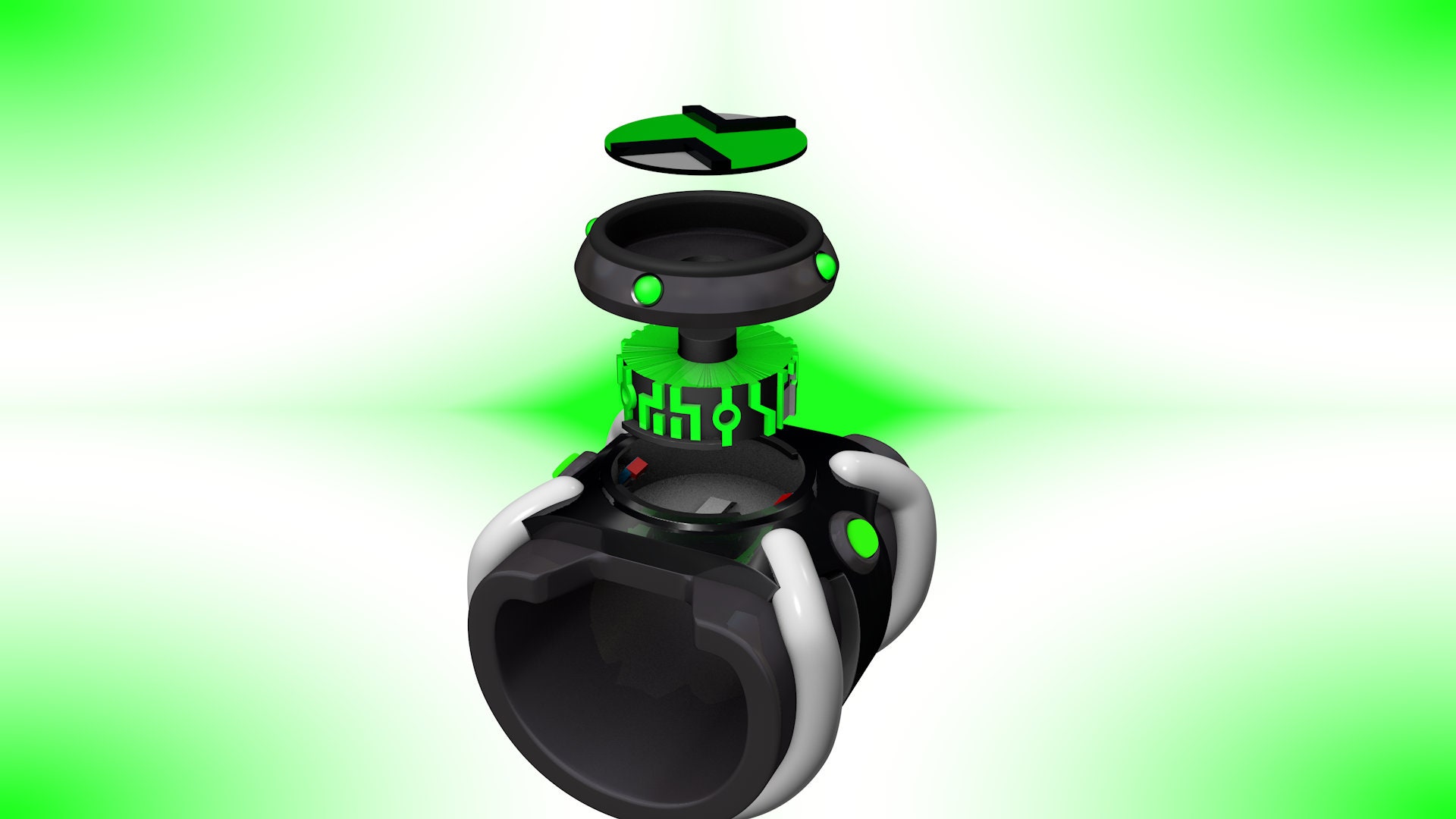 Ben 10 Omnitrix read Description Pop up Omnitrix dual Action Button 3d ...