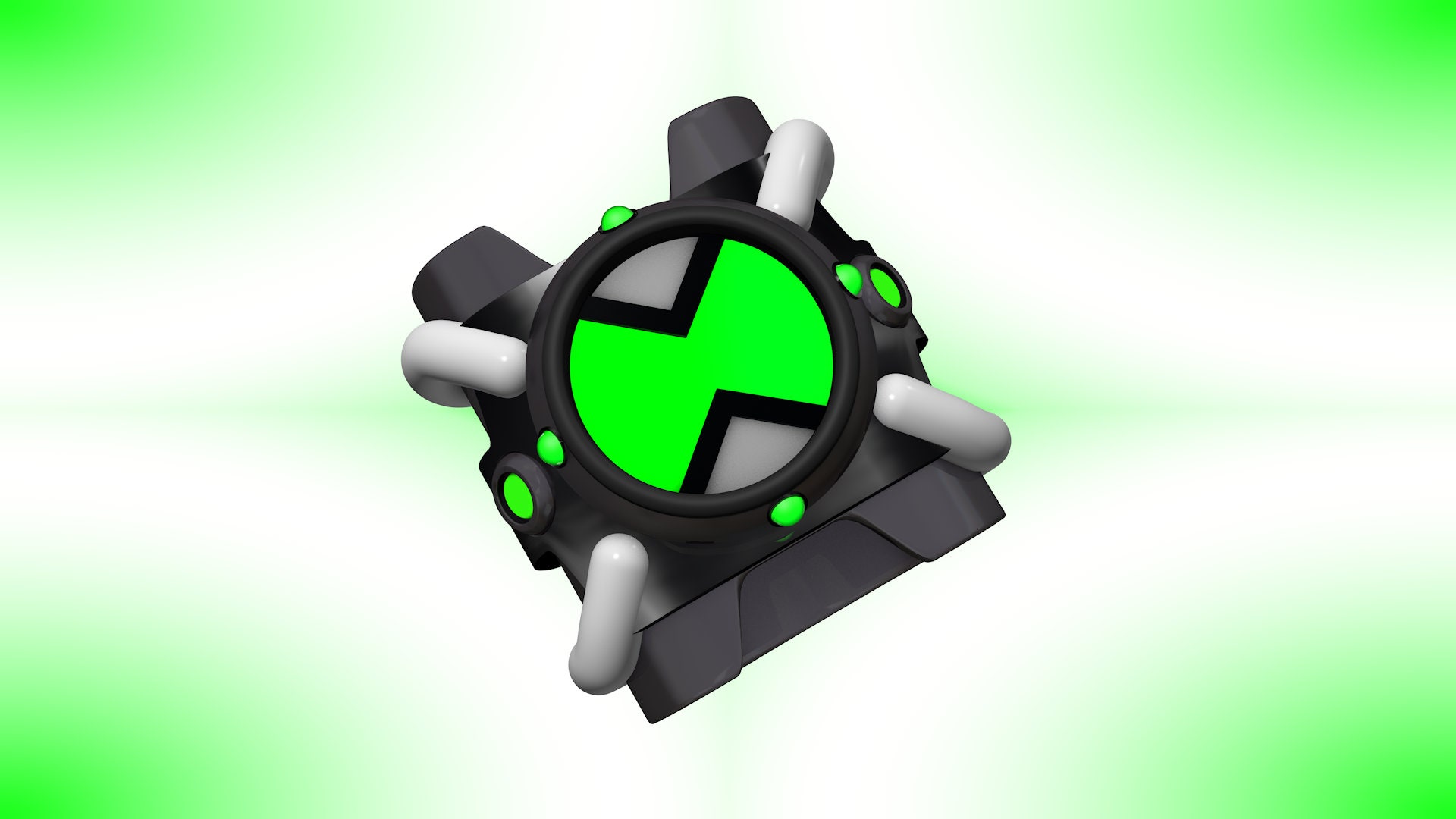 Ben 10 Omnitrix read Description Pop up Omnitrix dual Action Button 3d ...