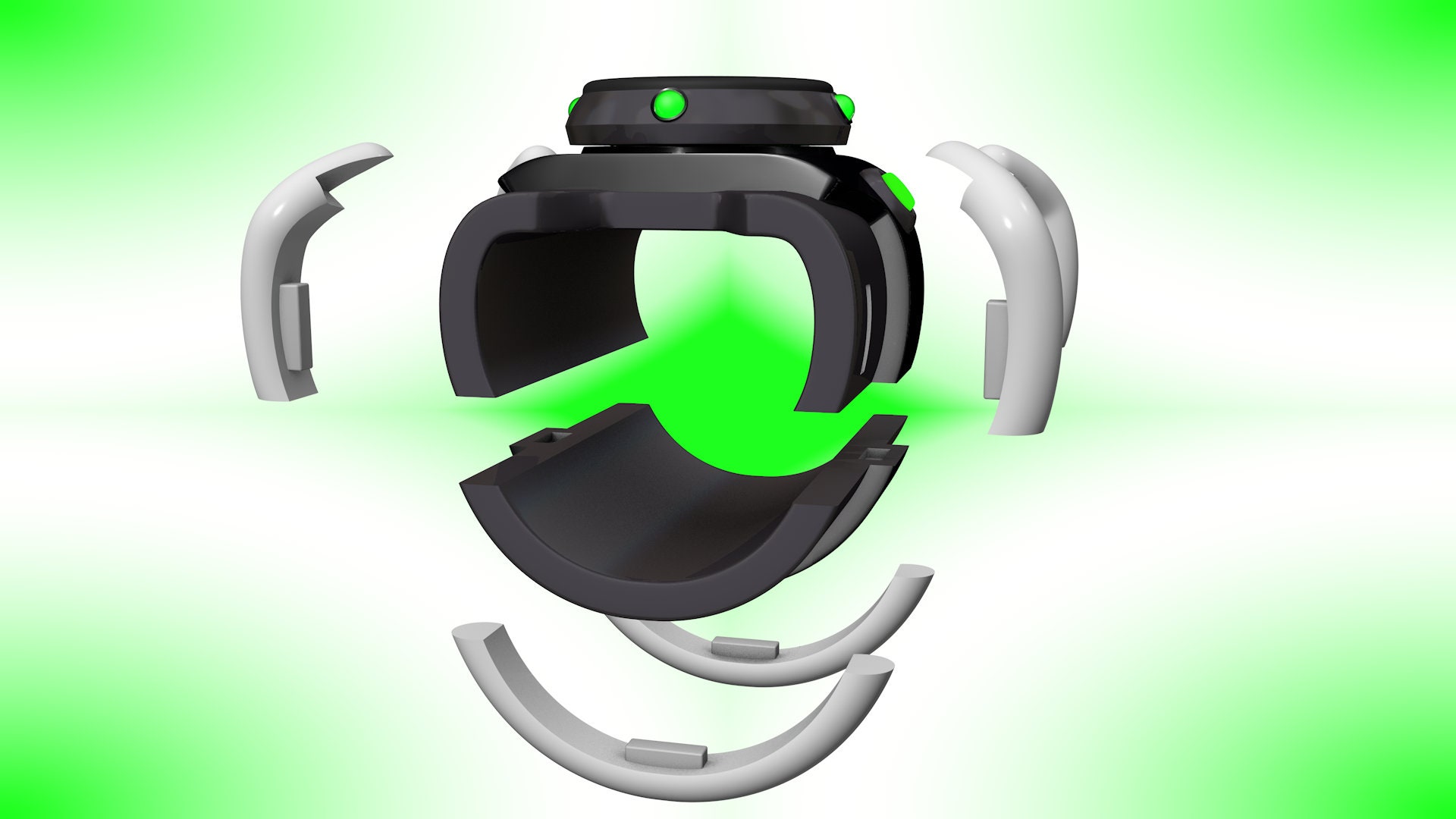 Ben 10 Omnitrix read Description Pop up Omnitrix dual Action Button 3d ...