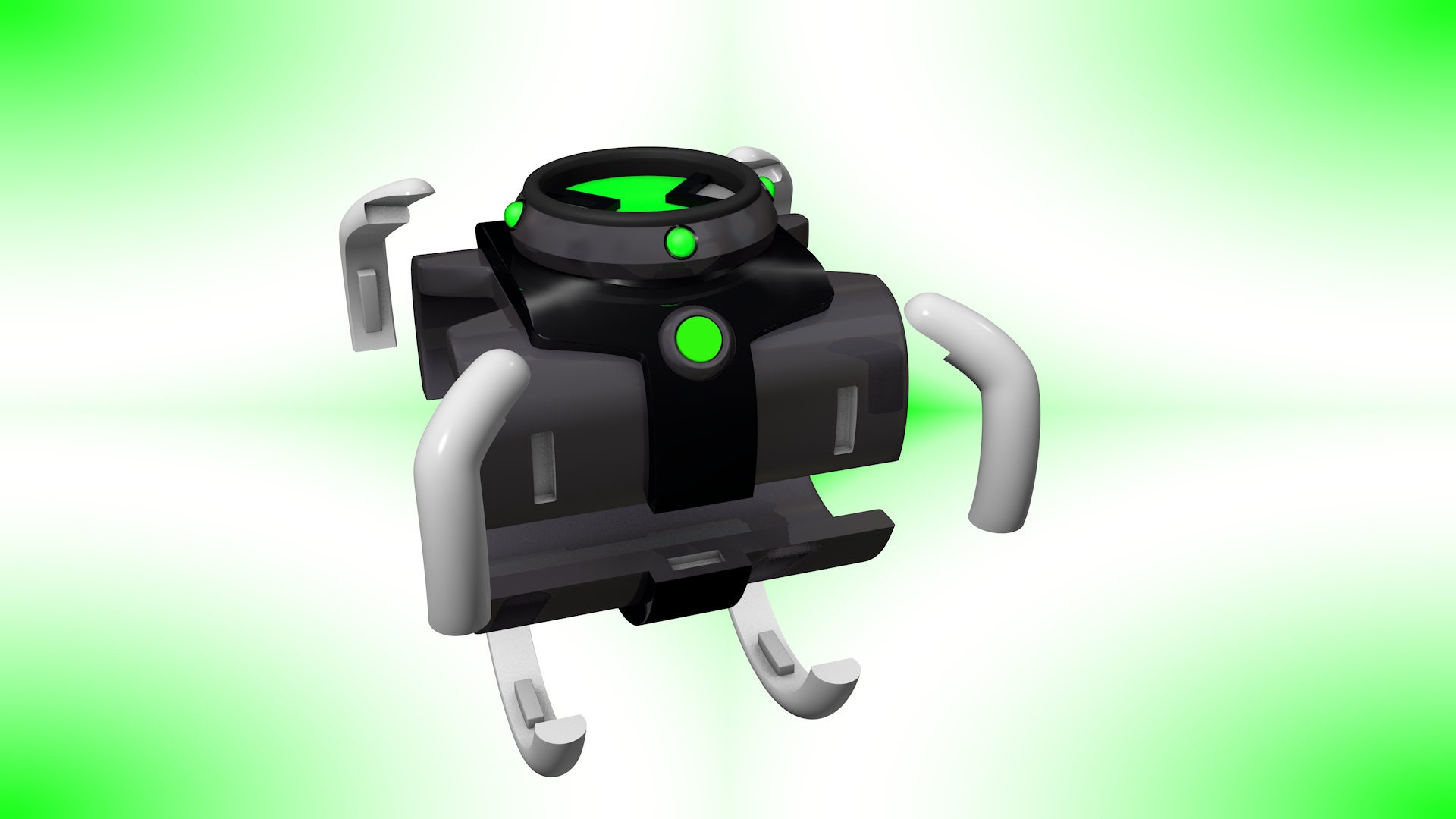 Ben 10 Omnitrix read Description Pop up Omnitrix dual Action Button 3d ...