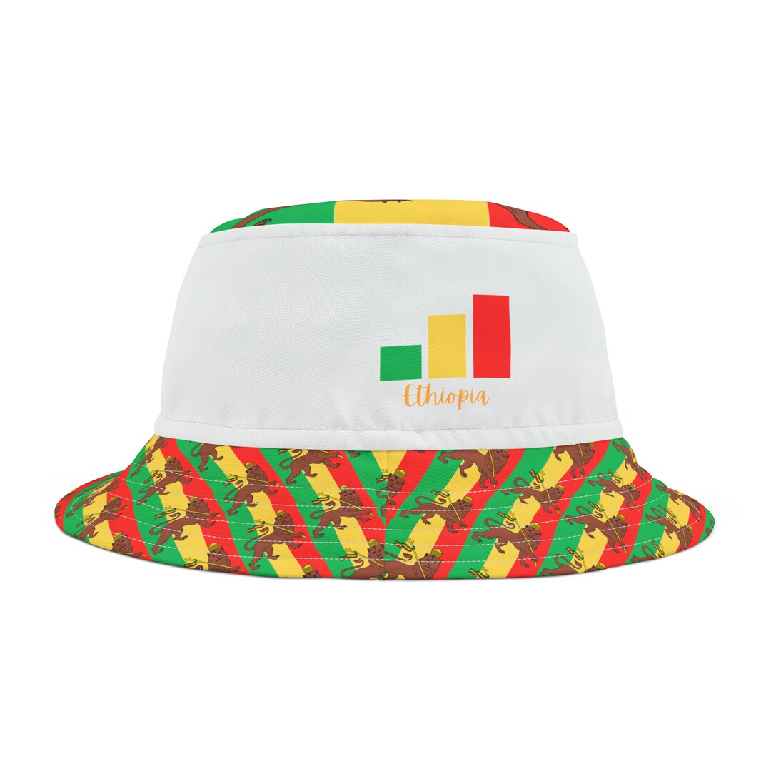 Ethiopian Flag Bucket Hat: Habesha Pride Fashion - Etsy