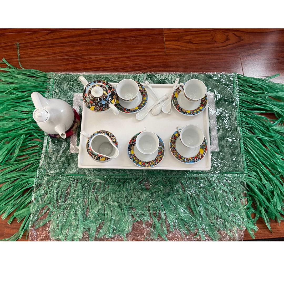 Ethiopian and Eritrean Traditional Coffee Ceremony Rekebot Mat (የረከቦት ...