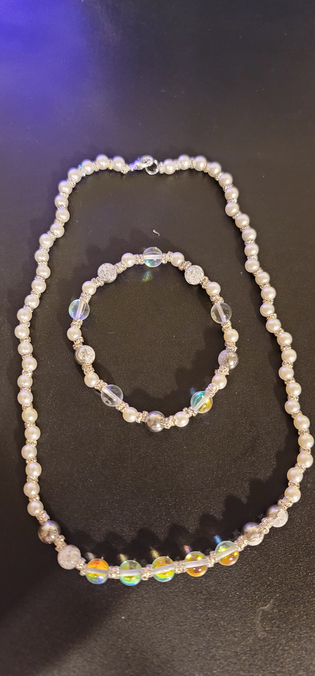 Formal Bracelet and Necklace Set - Etsy