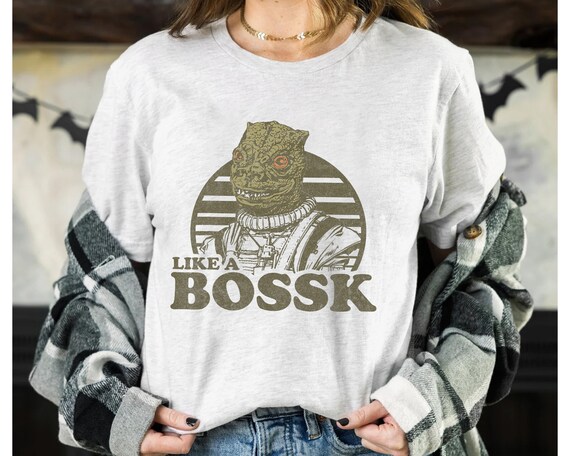 Star Wars Like a Bossk Bounty Hunter Retro Logo Shirt - Etsy