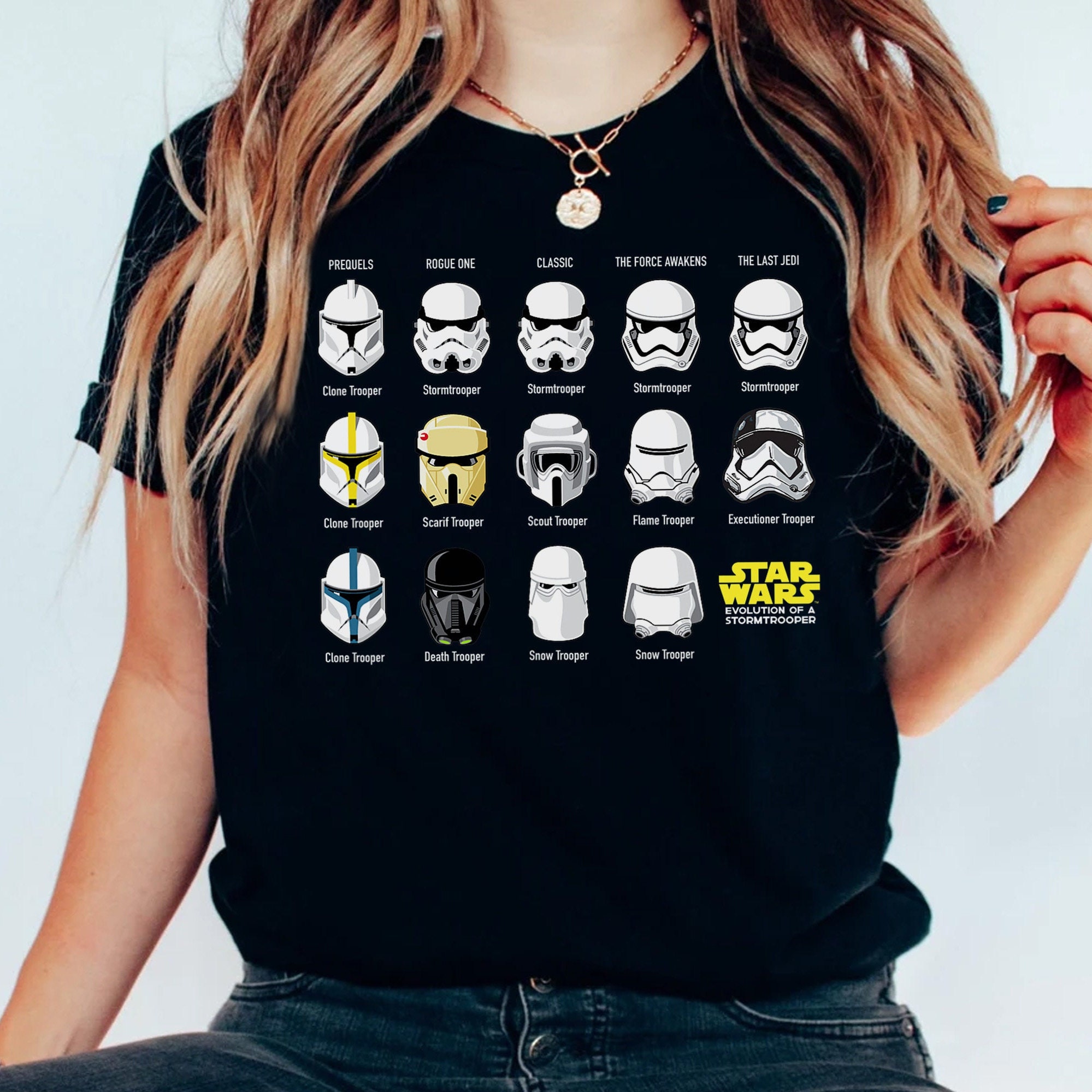 Star Wars Saga Guide Evolution of a Stormtrooper Shirt - Etsy
