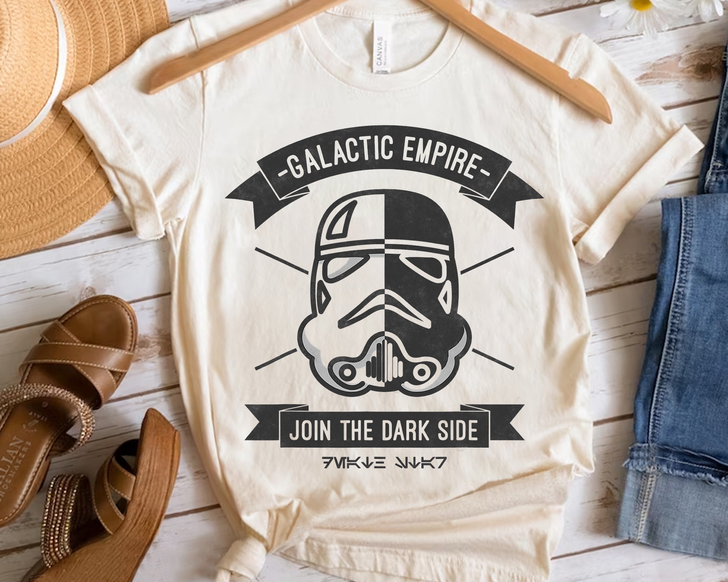 Star Wars Join the Dark Side Stormtrooper Poster Retro - Etsy