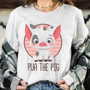 Funny Cute Disney Moana Pua the Pig Graphic Shirt Disneyland - Etsy