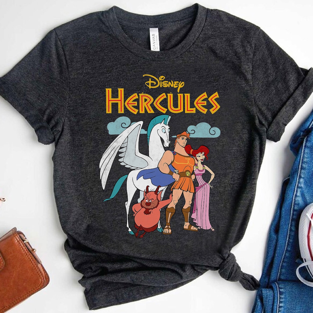 Disney Hercules Classic Group Shot Vintage Graphic Shirt, Disneyland ...