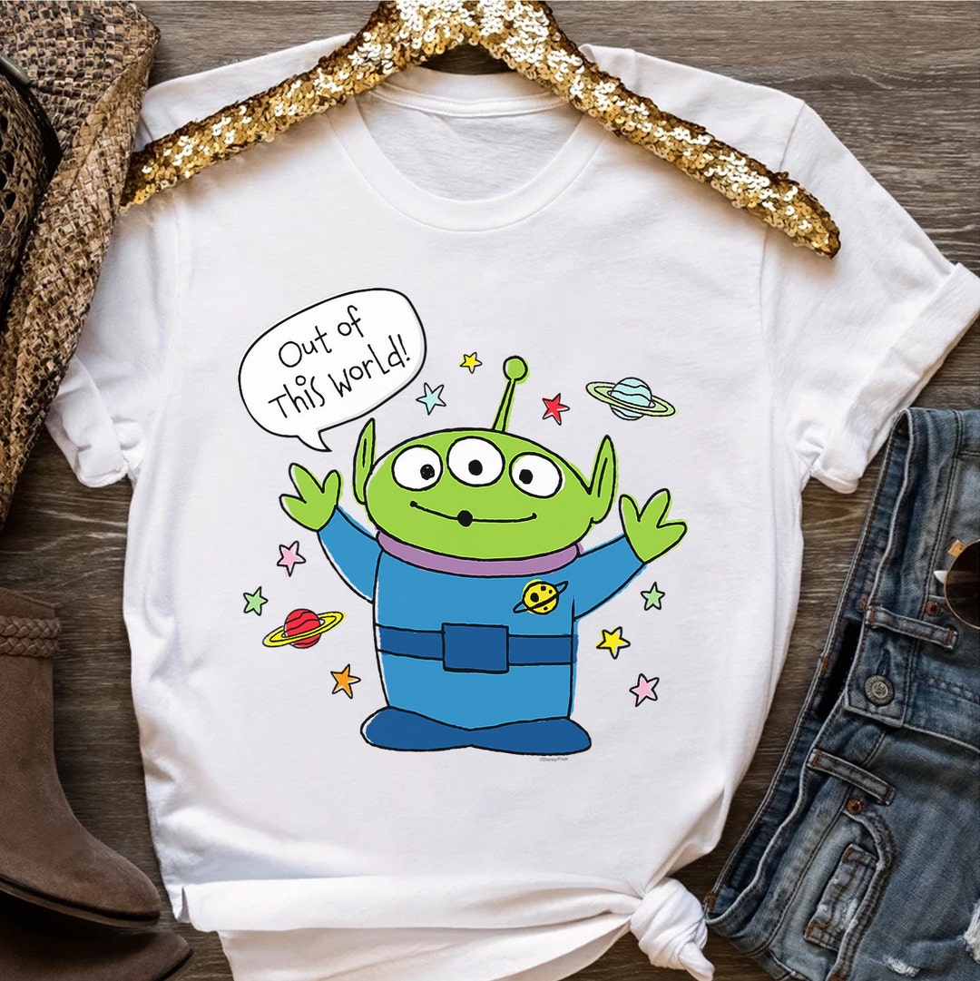 Disney PIXAR Toy Story Aliens Out of This World Shirt, Disneyland ...
