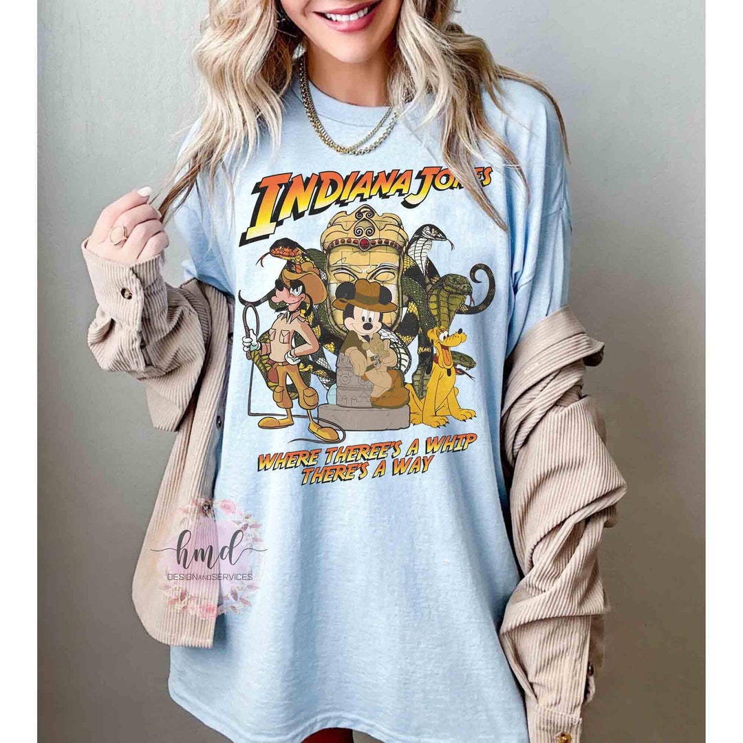 Disney Mickey Goofy Pluto Indiana Jones Adventures Shirts, Indiana ...