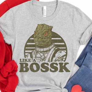 Star Wars Like a Bossk Bounty Hunter Retro Logo Shirt - Etsy