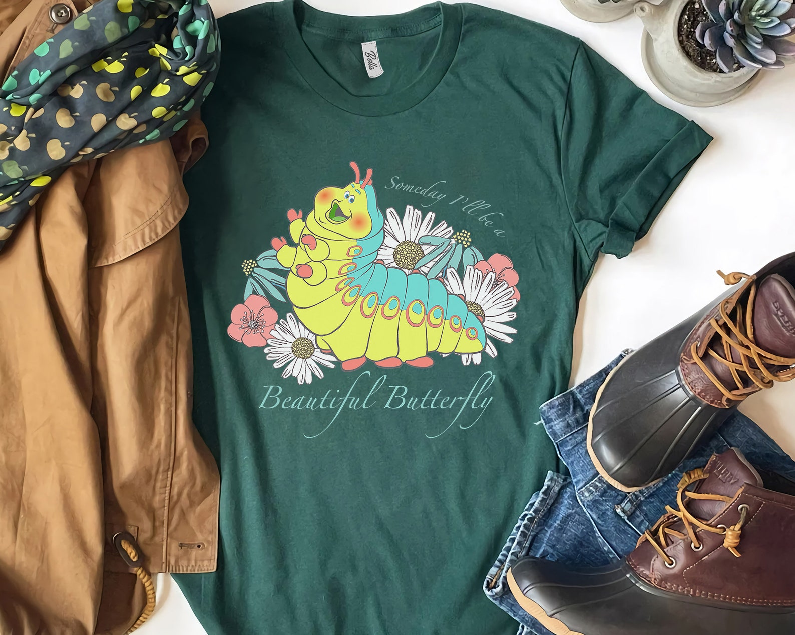 Disney Pixar A Bugs Life Heimlich Beautiful Butterfly Shirt - Etsy