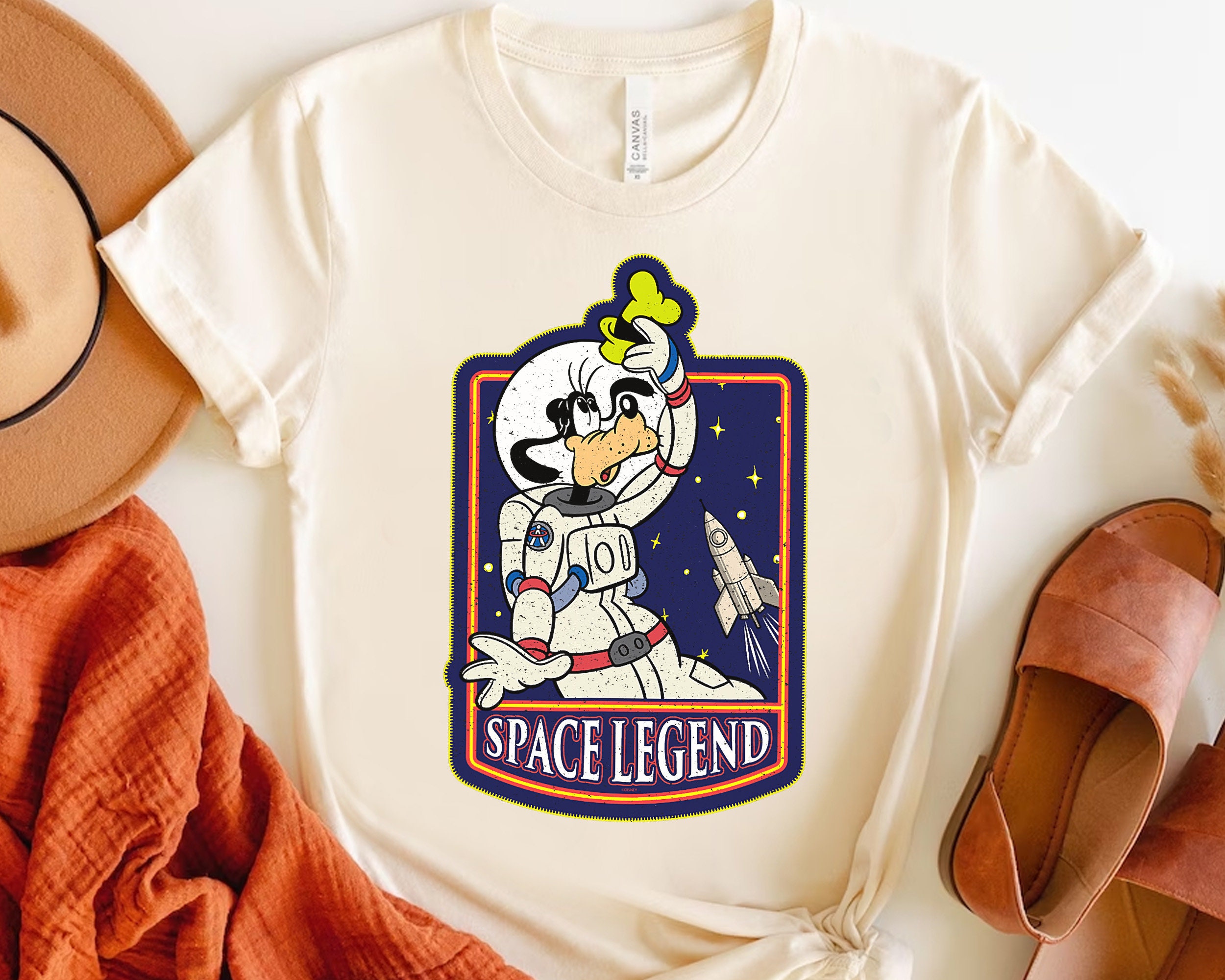 Disney Mickey & Friends Astronaut Goofy Space Legend Retro - Etsy