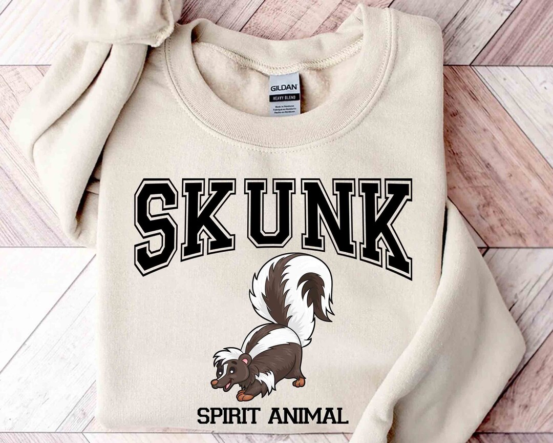 Cute Skunks Spirit Animal Portrait Vintage Shirt, Skunk Lover Unisex T ...