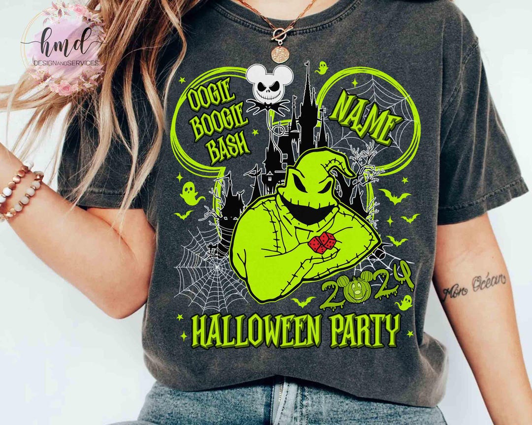 Personalized Oogie Boogie Bash 2024 Shirt, the Nightmare Before ...
