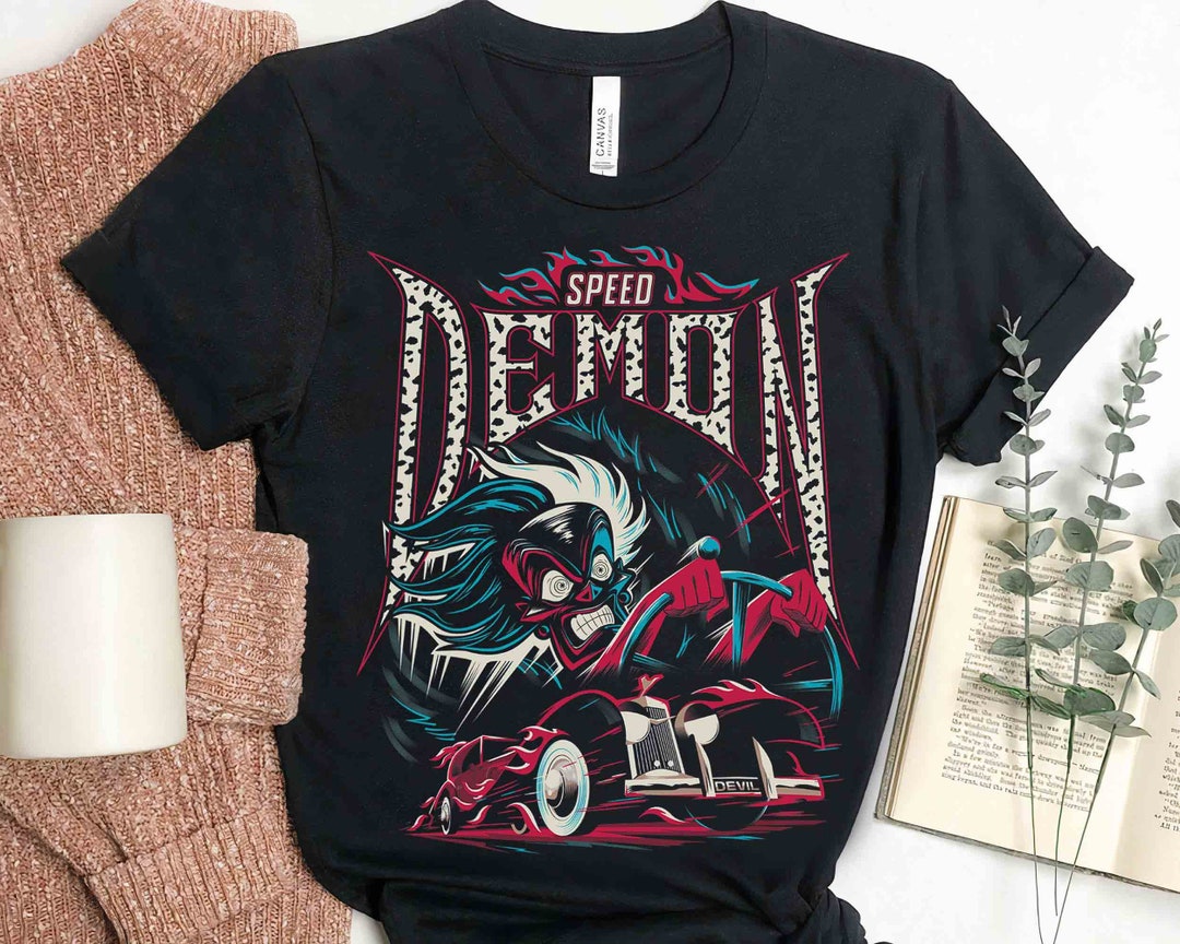 Disney Villains Cruella De Vil Speed Demon Shirt Disneyland - Etsy