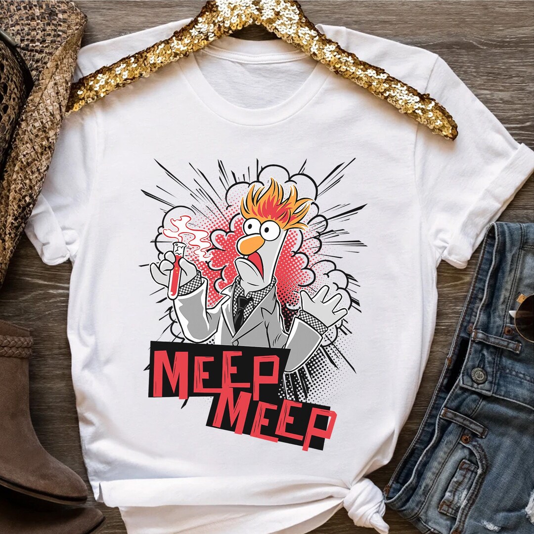 Funny Disney the Muppets Characters Beaker Meep Meep Shirt, Disneyland ...