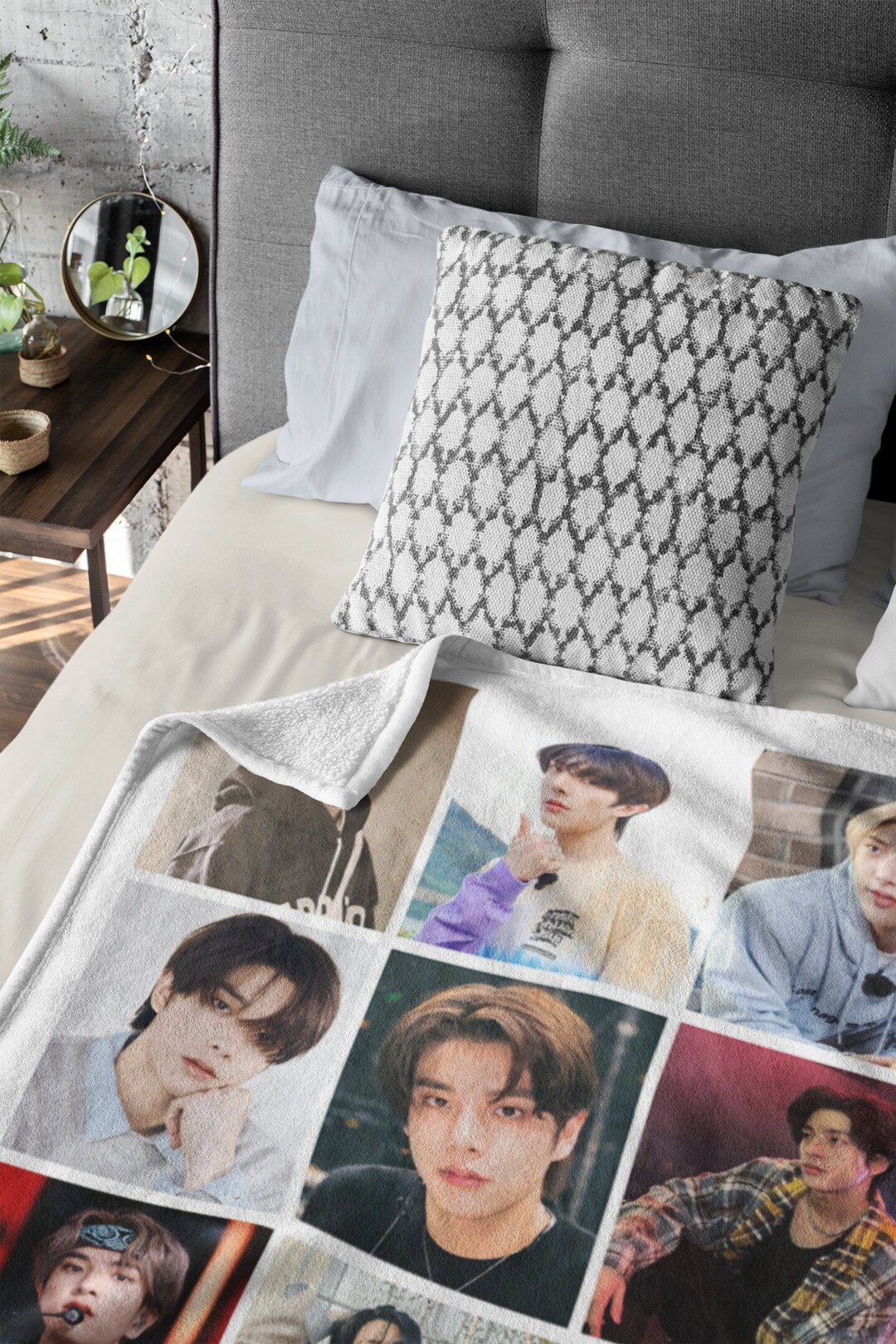 Enhypen Jake Photo Blanket Jake Photogrid Velveteen Blanket - Etsy