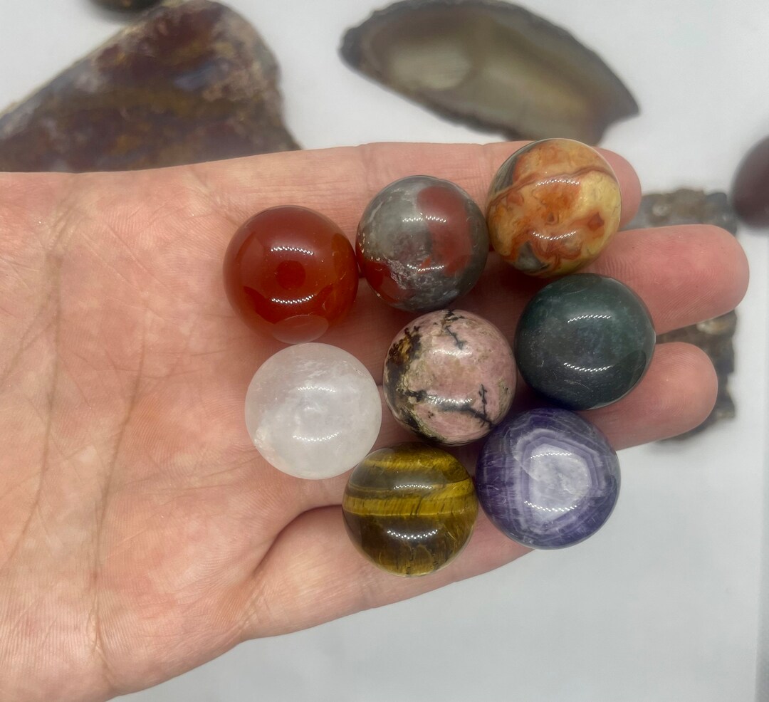 Mini Crystal Spheres - Etsy