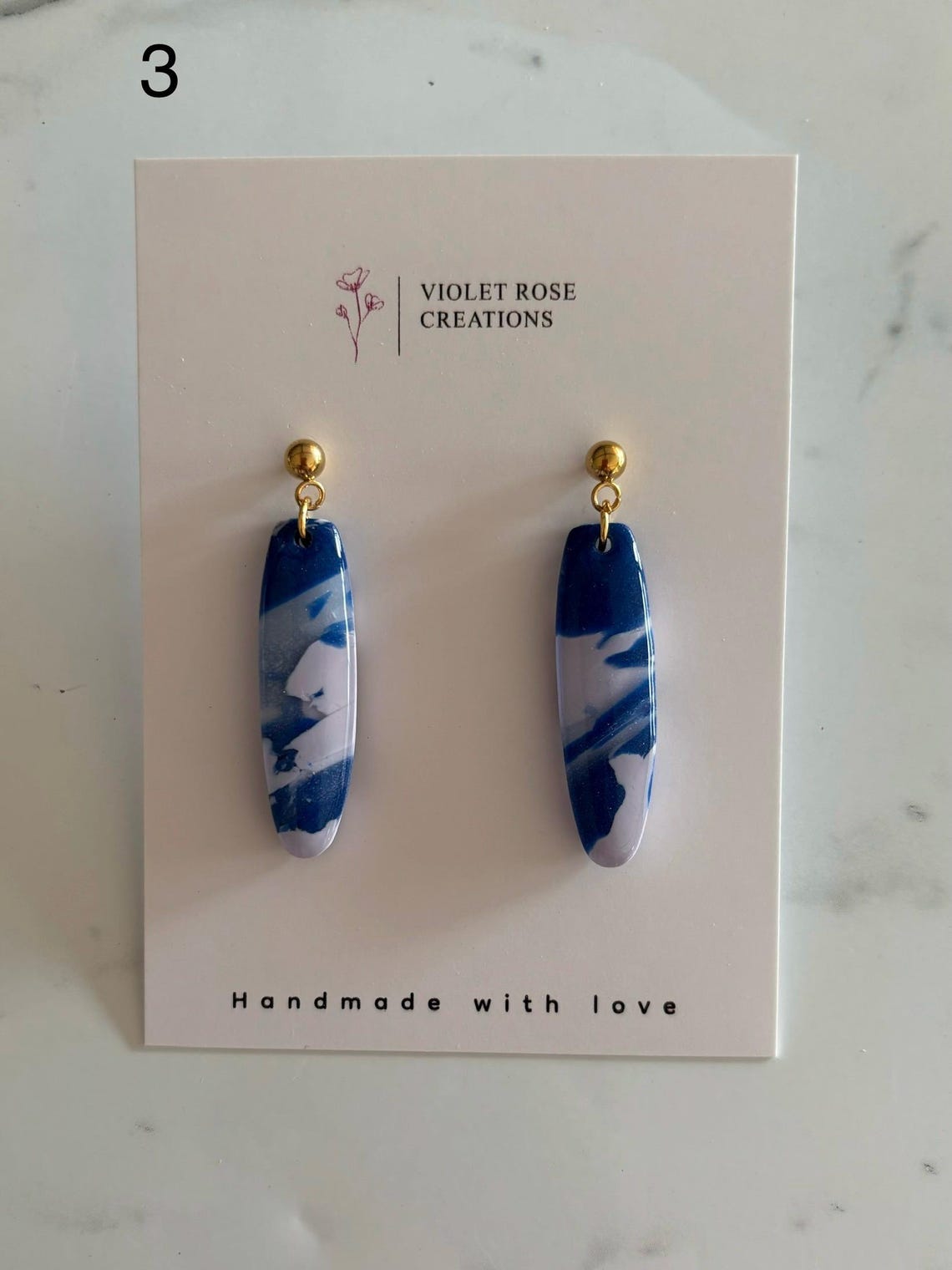 Jaz Collection Part 1 POLYMER CLAY EARRING Handmade Statement Dangle ...