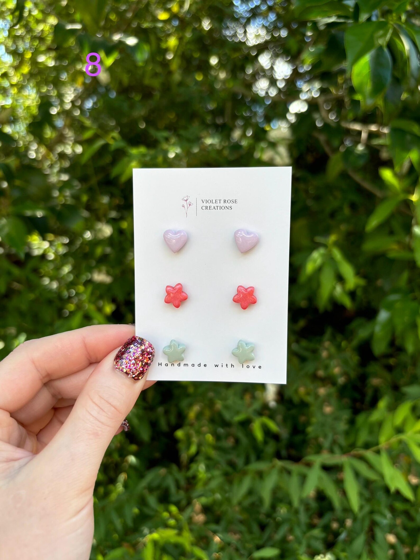 Mini Stud Packs | POLYMER CLAY EARRING | Handmade Statement Stud ...