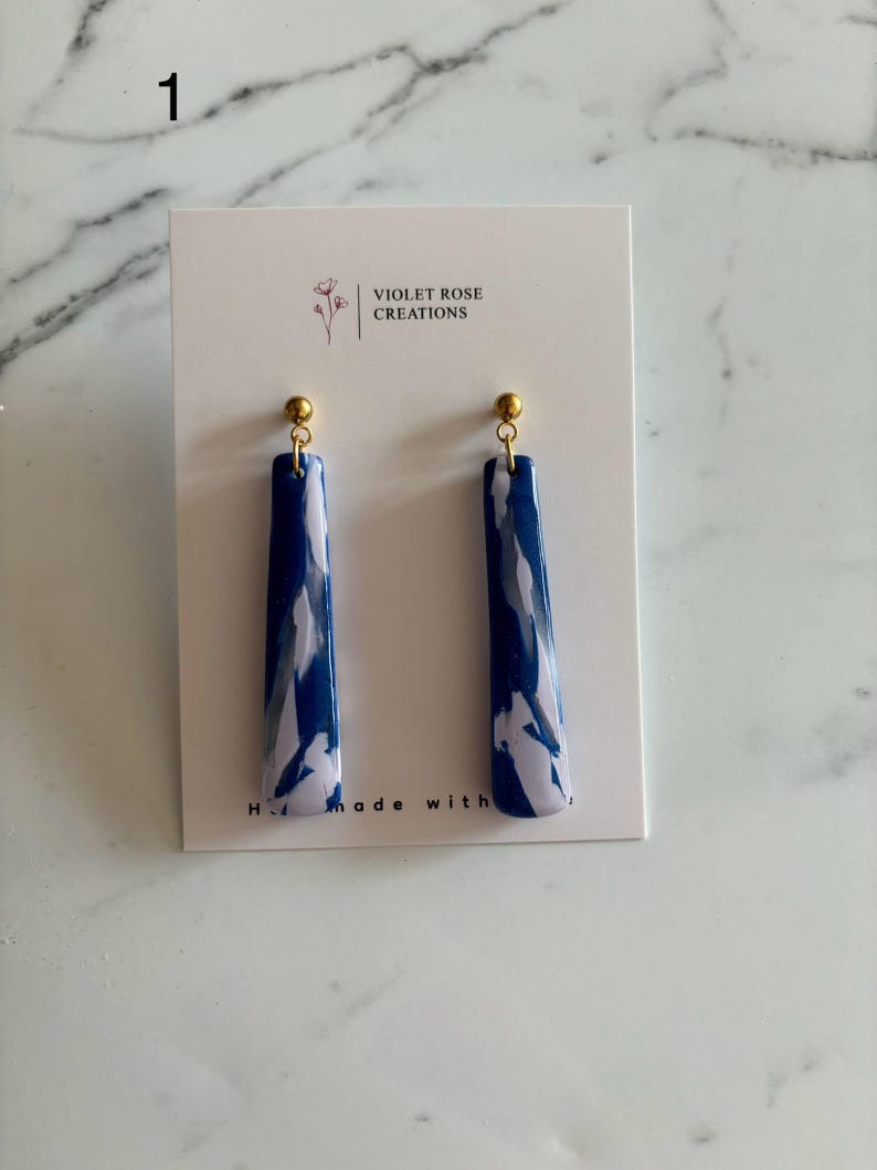 Jaz Collection - Part 1 | POLYMER CLAY EARRING | Handmade Statement ...