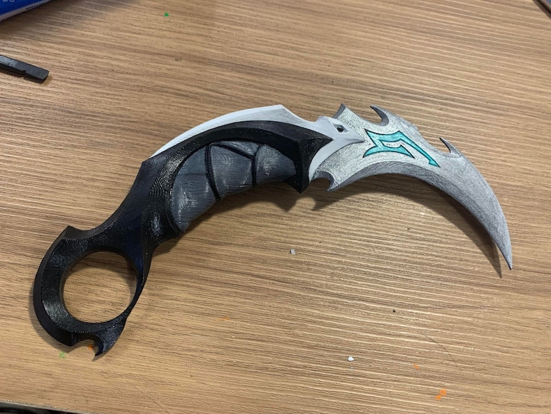 Reaver Karambit impreso en 3D de VALORANT Cosplay Prop - Etsy España