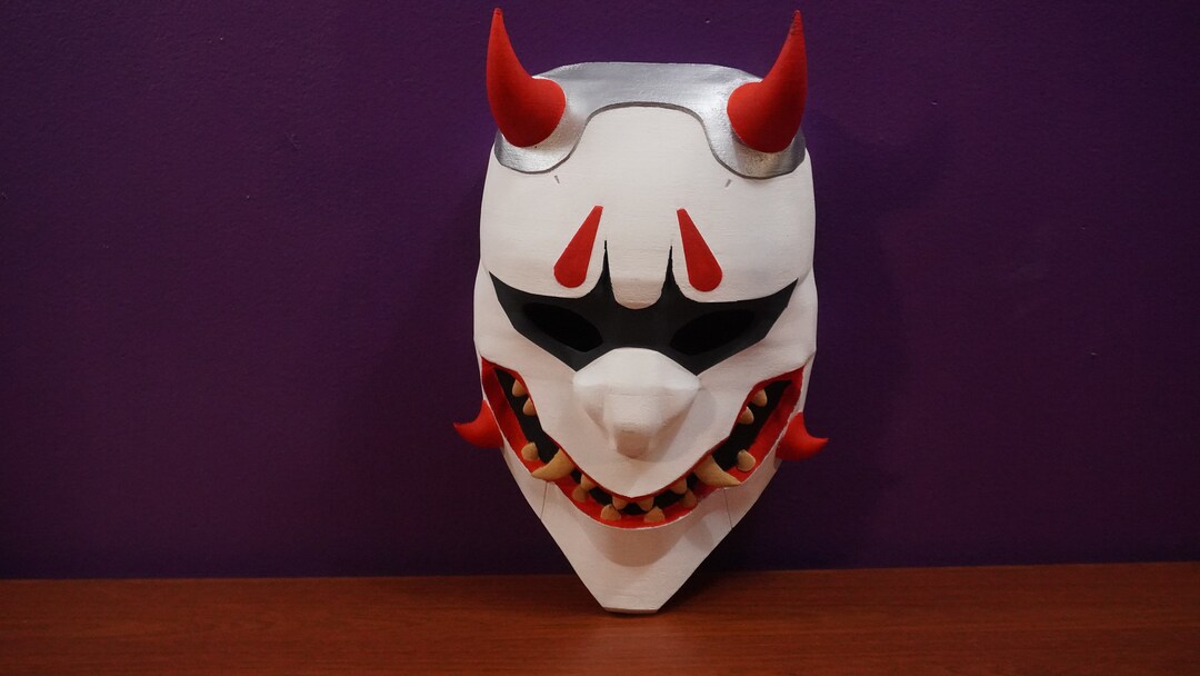 3D Printed ONI Genji Mask Cosplay / Prop From Overwatch / - Etsy