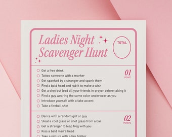 Nashville Scavenger Hunt Scavenger Hunt Bar Scavenger Hunt - Etsy