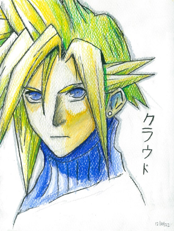 Cloud Strife Drawing