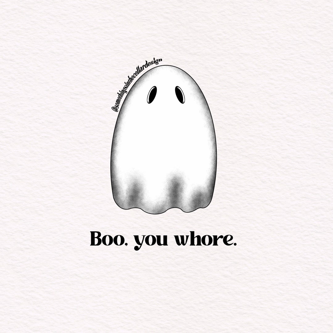 Mean Girls Png Boo You Whore Png Ghost Png Digital - Etsy