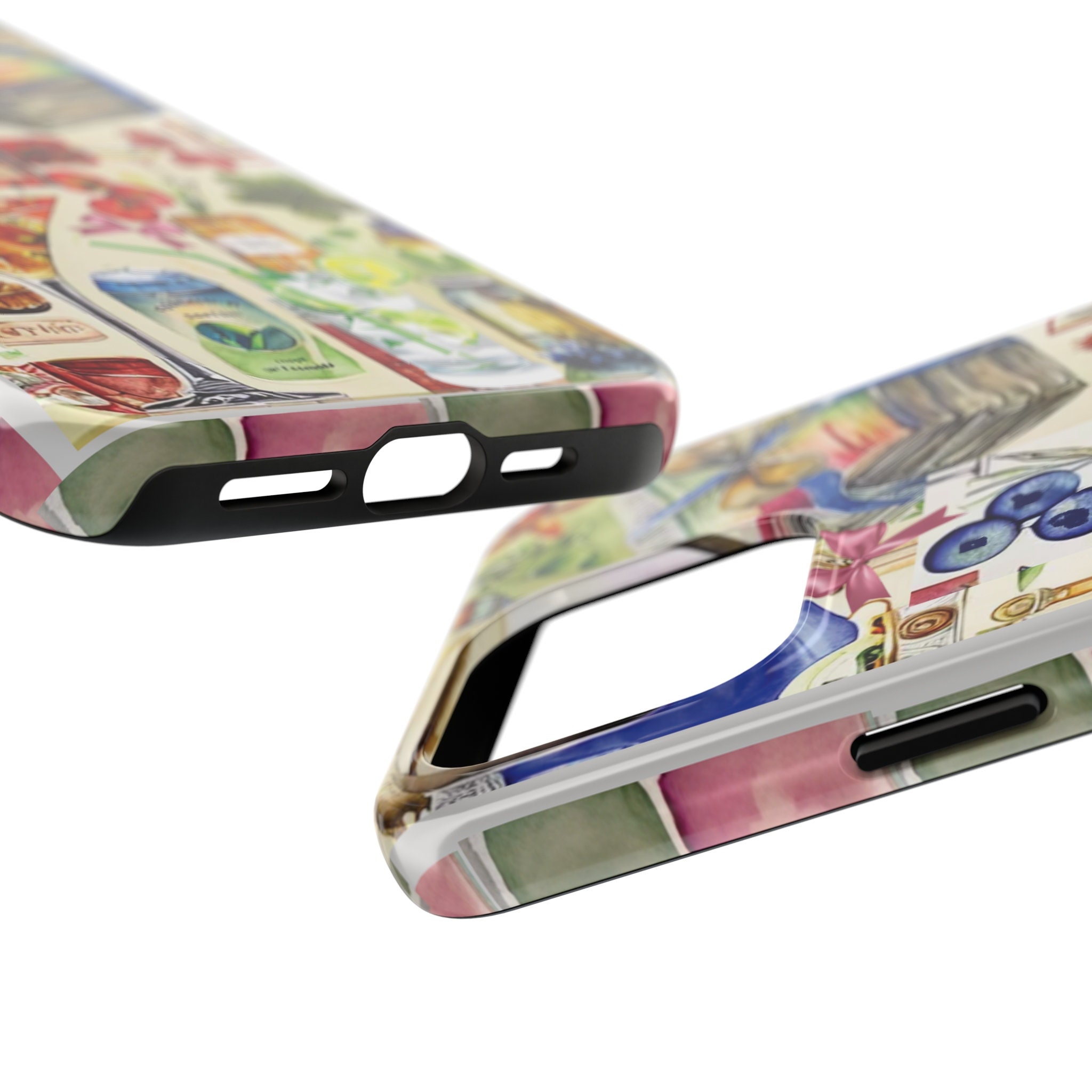 Coquette Summer Martini Collage Phone Case, Cocktail Phone Case ...