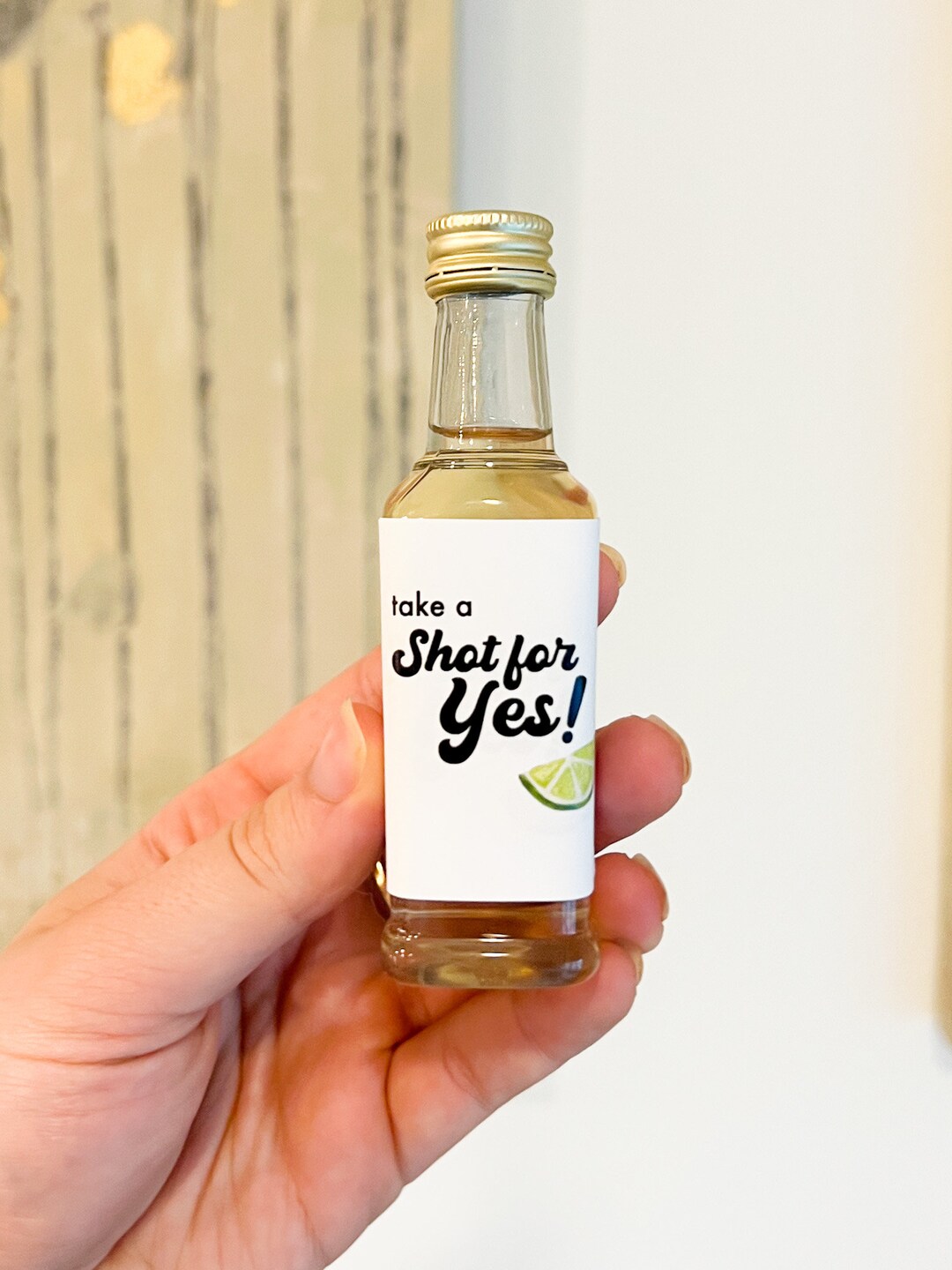Take a Shot for Yes Bridesmaid Proposal Stickers sheet of 6, Bridesmaid ...