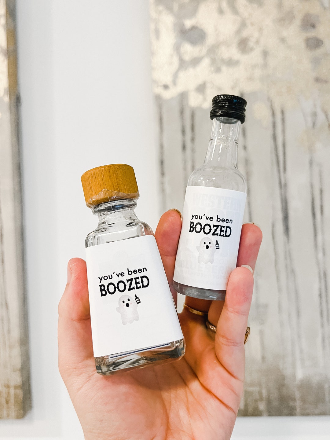 You've Been Boozed Mini Alcohol Sticker Label | You’ve Been Boo’d ...