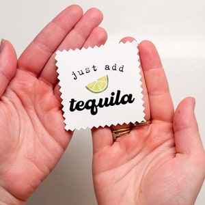 Just Add Tequila Tag PRINTABLE, Margarita Gift Tag, Tequila Gift Tags ...