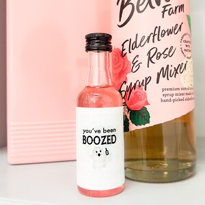 You've Been Boozed Mini Alcohol Sticker Label | You’ve Been Boo’d ...