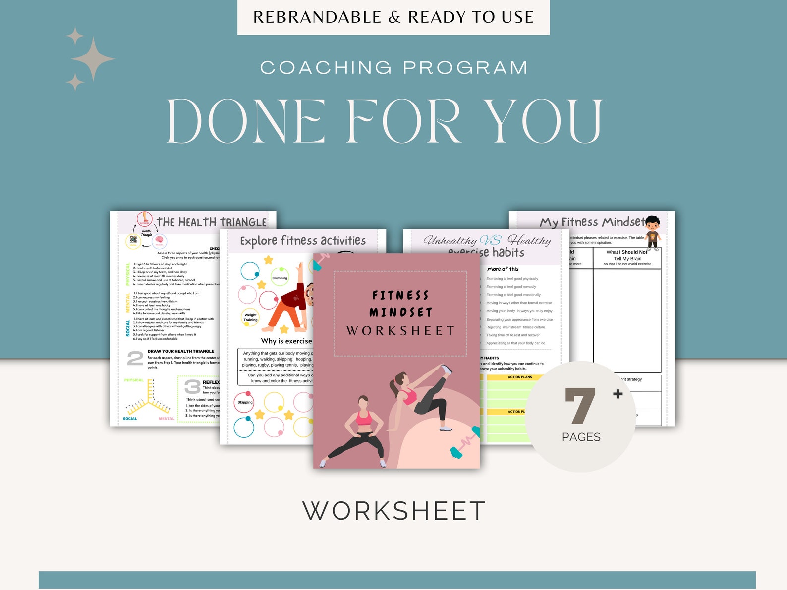 Fitness Mindset Done for You Coaching Program for Fitness Coach, Weight ...