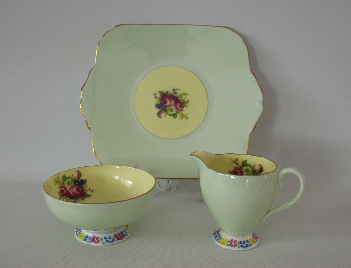 EB Foley Tea Set for Five, 20 Pieces - Etsy Australia
