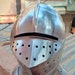 Halloween Medieval German Helmet With Stand- European Closed Knight ...
