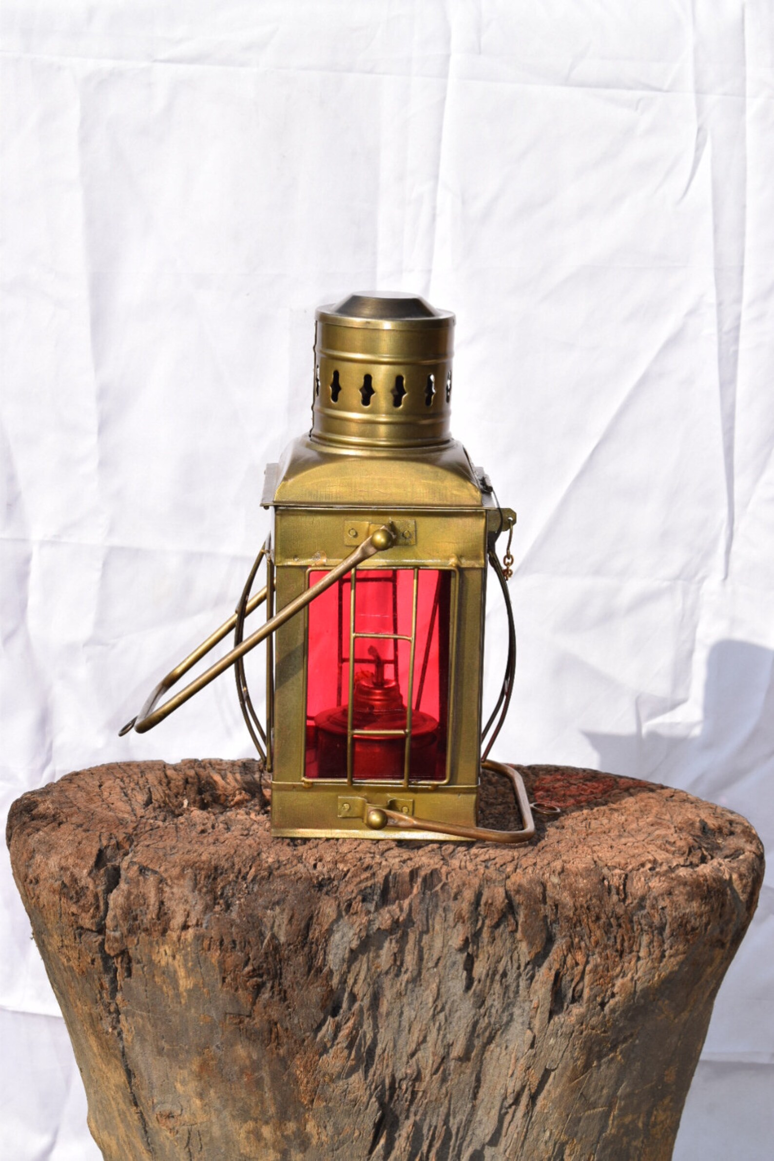 Nautical Rectangle Oil Lamp Marine Lantern Decor Ship Oil Lamp Boat ...