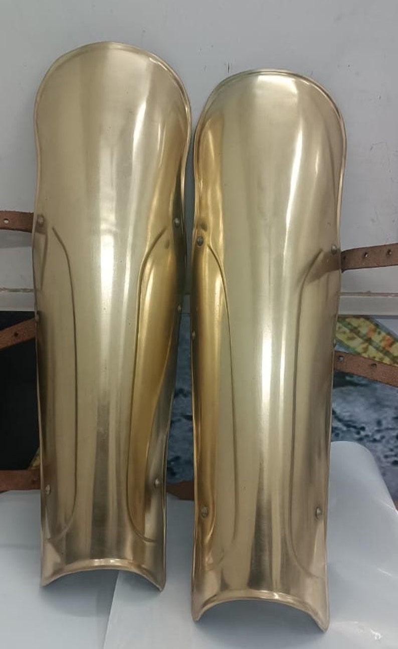 Medieval Knight Leg Pair Greaves Armor Set ~ Knight Steel Gothic Larp ...