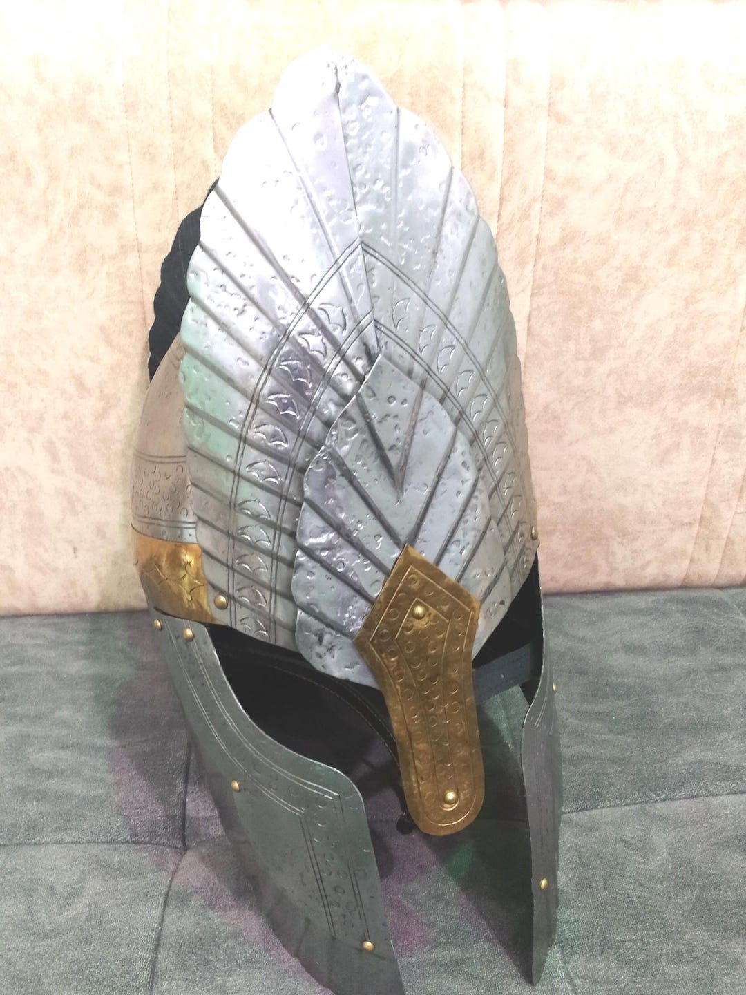 Lord of the Rings Elendil King Helmet With Display Stand ~ Medieval ...