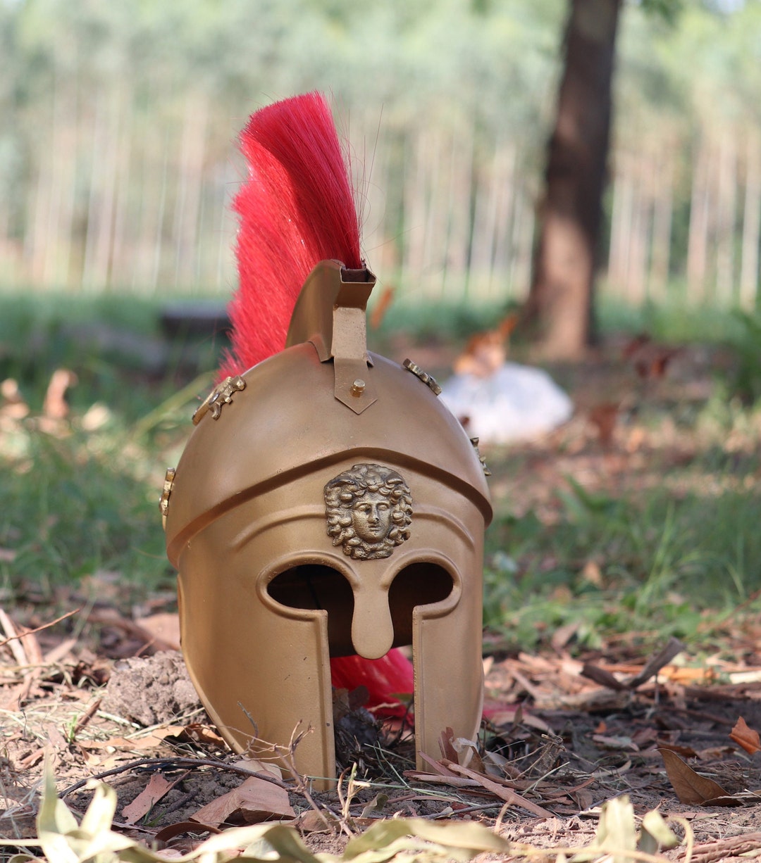 Medieval Corinthian Goddess Helmet Ancient Greek Spartan Wearable ...