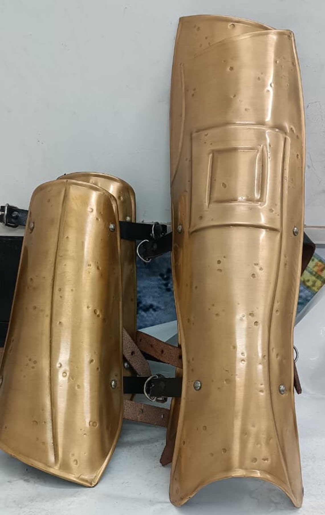 300 Movie Medieval King Roman Spartan Gothic Leg Guard Bracer Armor ...