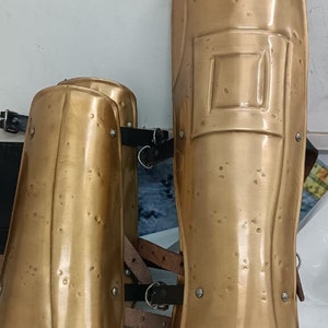 300 Movie Medieval King Roman Spartan Gothic Leg Guard Bracer Armor ...